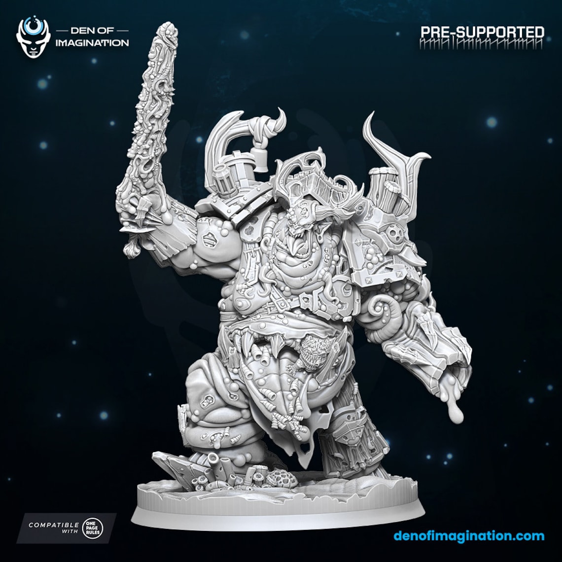 Plague Father • Demonic Prince • Den of Imagination • 3D Printed ...