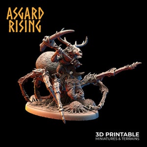 Goblin Riders on Spiders GOBLIN Asgard Rising Miniatures 3D Printed ...