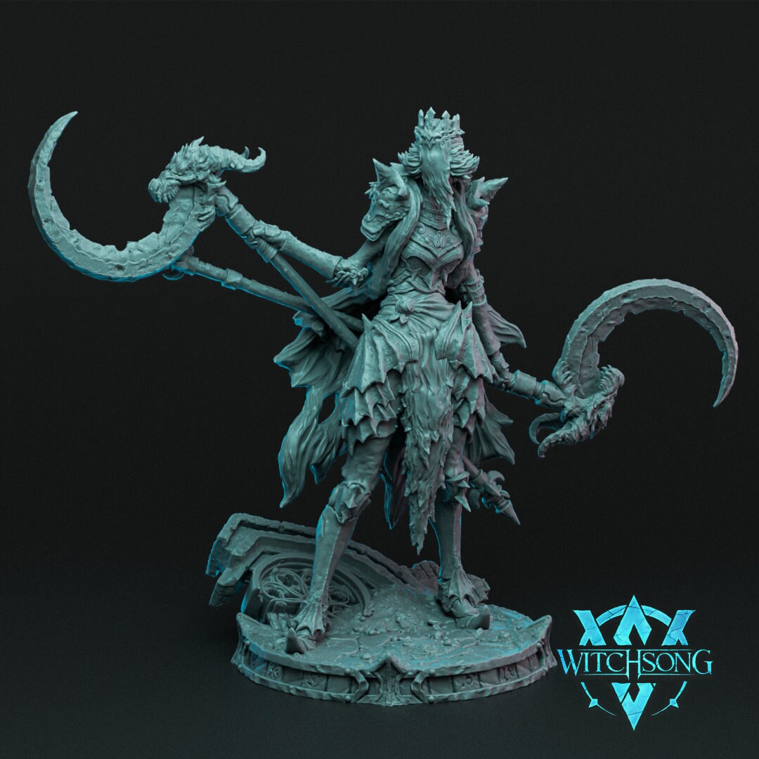The Faceless Queen Witchsong Miniatures 3D Printed Tabletop Miniature ...