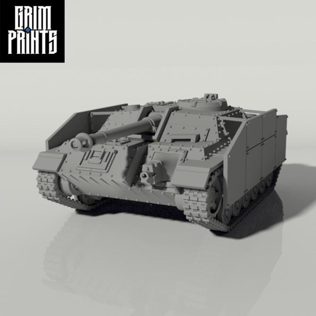 Grim Stug Battle Tank • Modular • Grim Prints • FDM Printed Wargaming ...