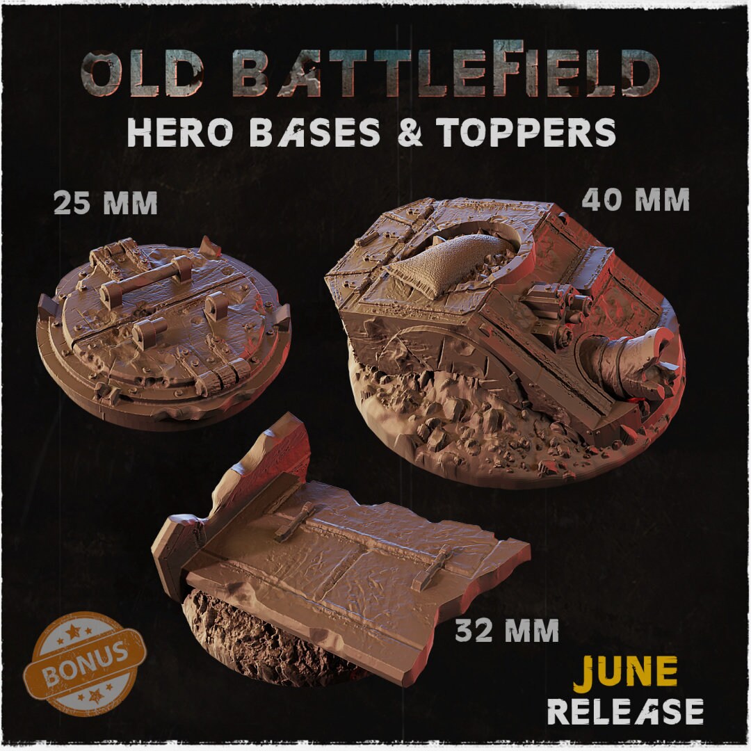 Old Battlefield Hero Bases • Zabavka Workshop - Etsy