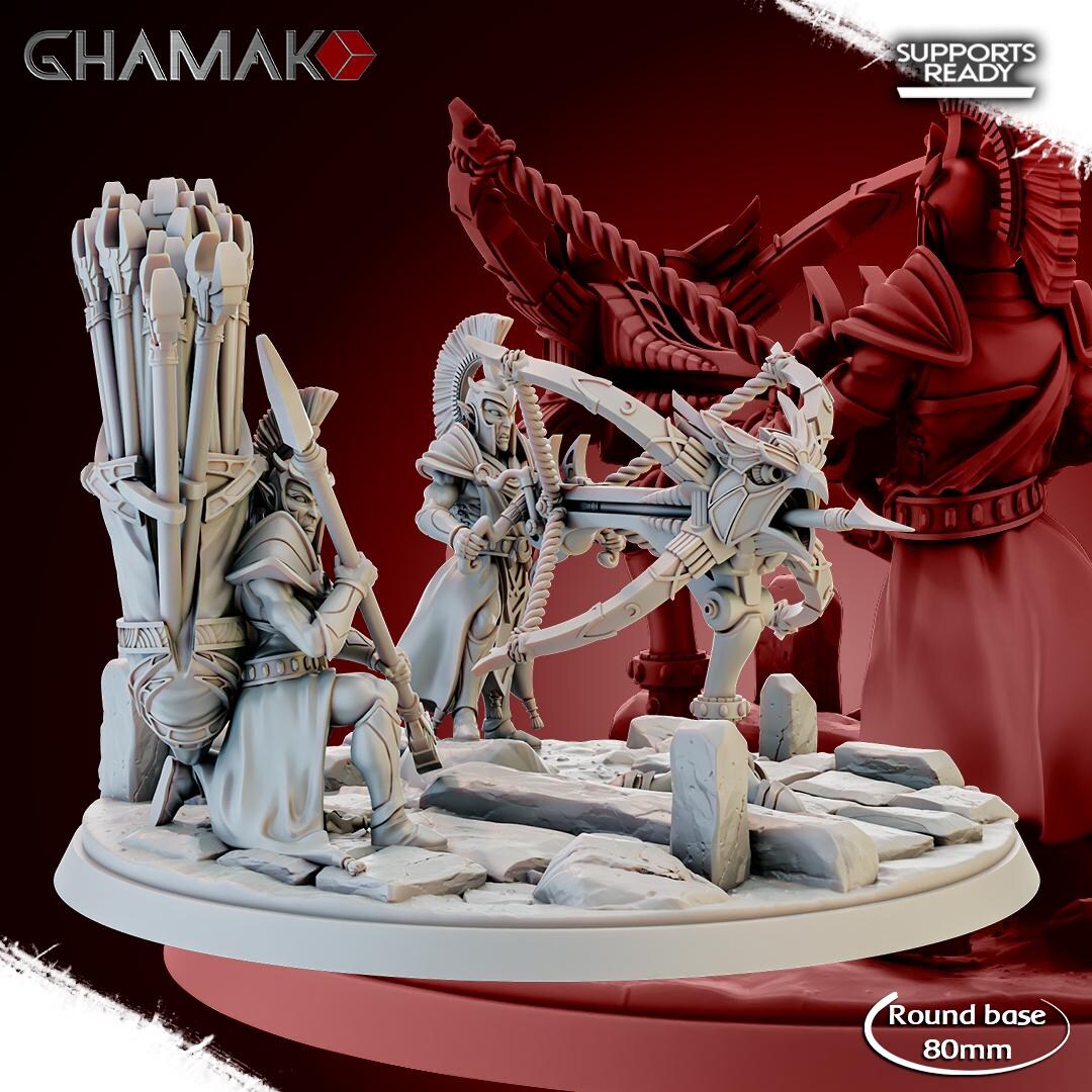 Starlight Arcus Aerum Elves Ghamak 3D Printed Tabletop Miniature - Etsy