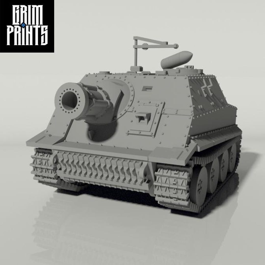 Grim Sturmtiger Assault Gun / Jagdtiger Tank Destroyer • Modular • Grim ...