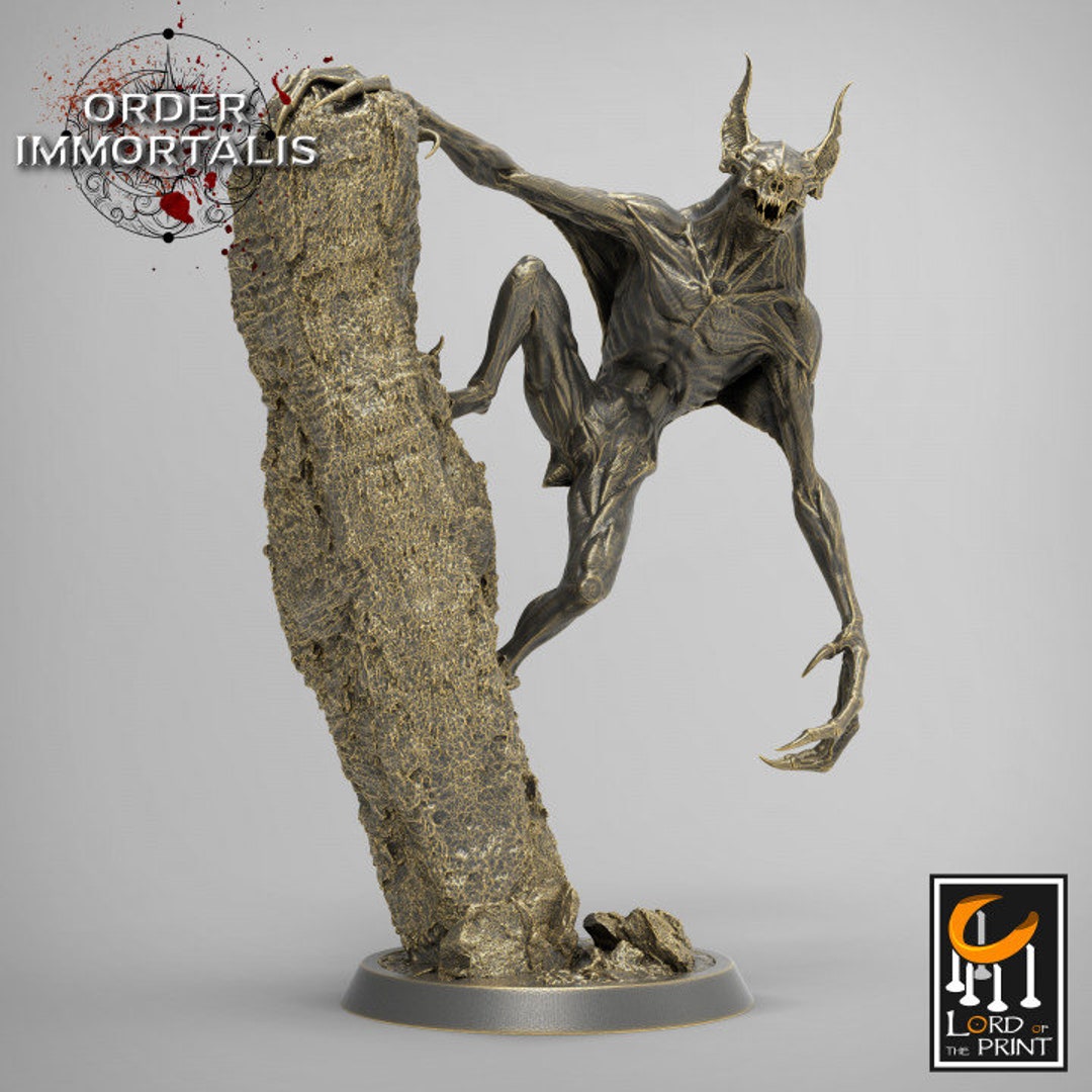Imperfect Vampire Order Immortalis Lord of the Print 3D - Etsy Imperfect Vampire Order Immortalis Lord of the Print 3D - Etsy