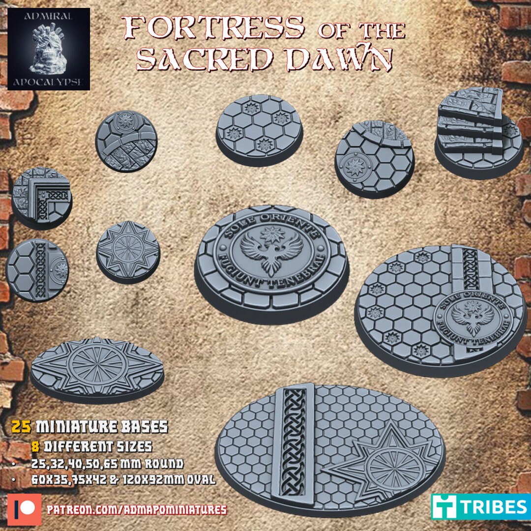 Sacred Temple Bases • Admiral Apocalypse - Etsy