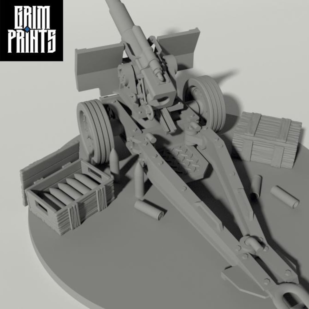 Grim Ordnance Battery • Modular • Grim Prints • FDM Printed Wargaming ...
