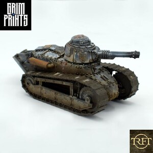 Grim FT-17 Light Tank • Modular • Grim Prints • FDM Printed Wargaming ...
