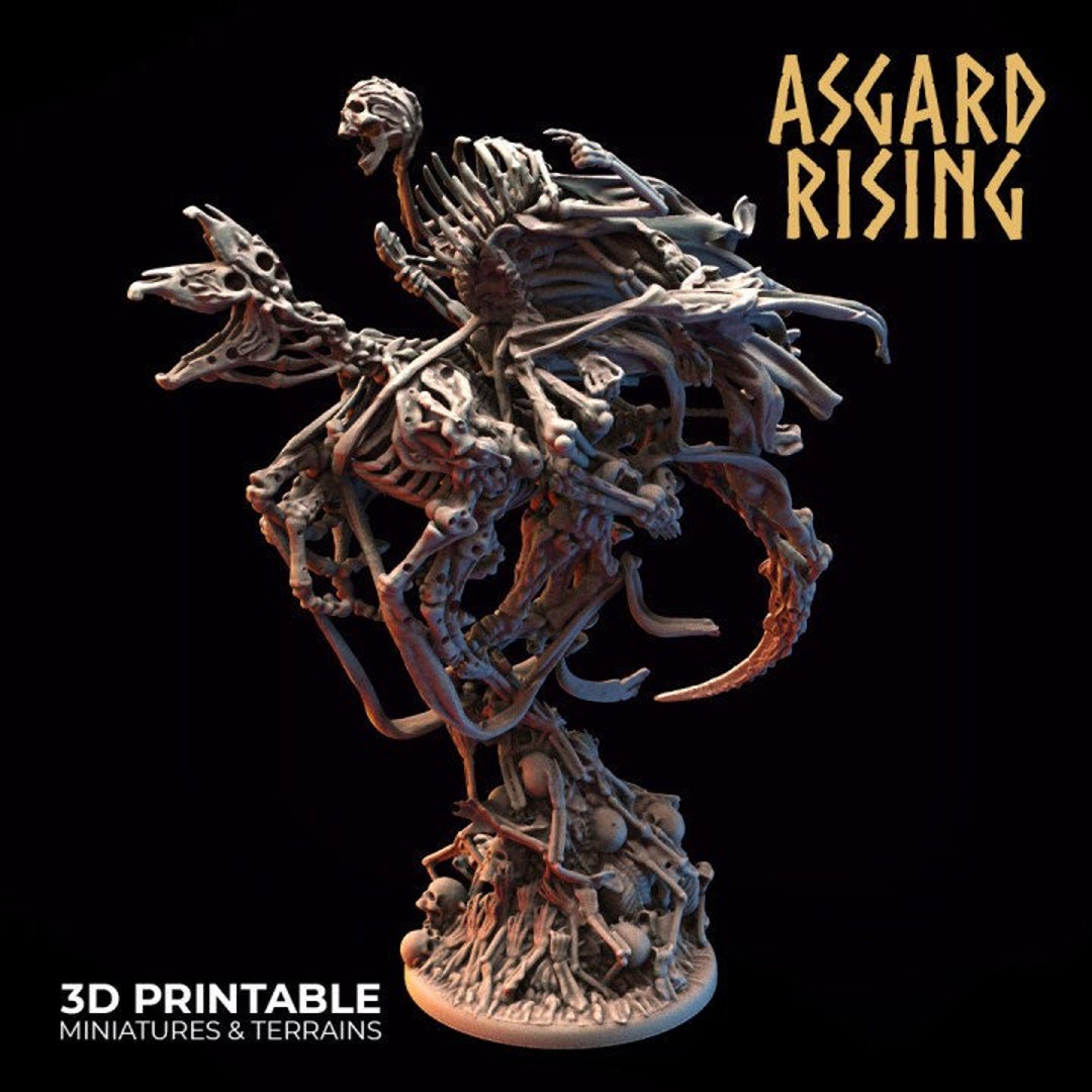Mara Bringer of Nightmares Asgard Rising Miniatures 3D Printed Tabletop ...