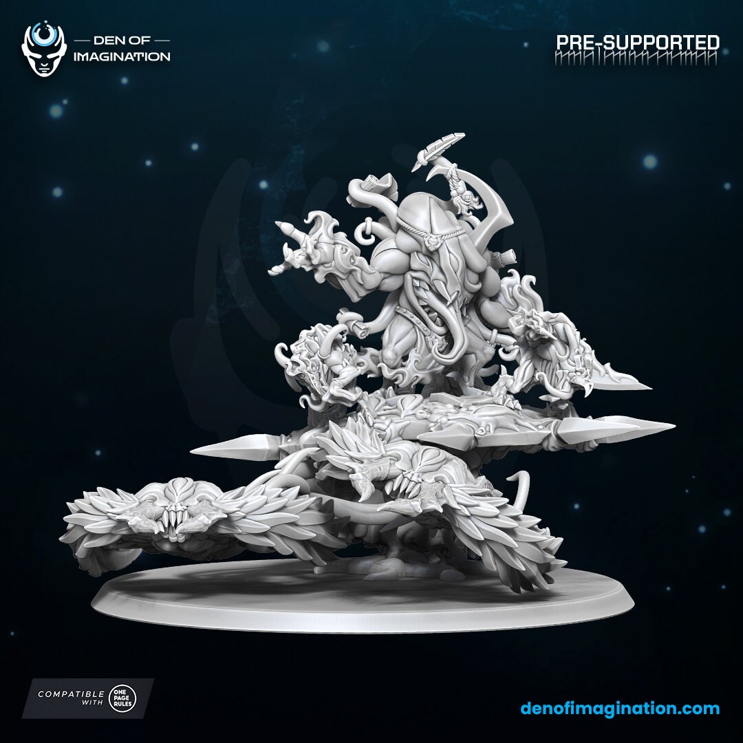 Arcane Caster on Chariot • Den of Imagination • 3D Printed Tabletop ...