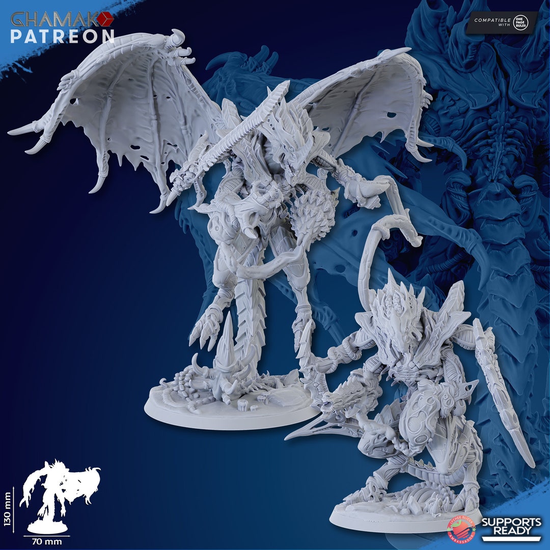 Swarm Overmind Cosmic Devourer Ghamak 3D Printed Tabletop Miniature - Etsy