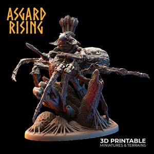 Goblin Riders on Spiders GOBLIN Asgard Rising Miniatures 3D Printed ...