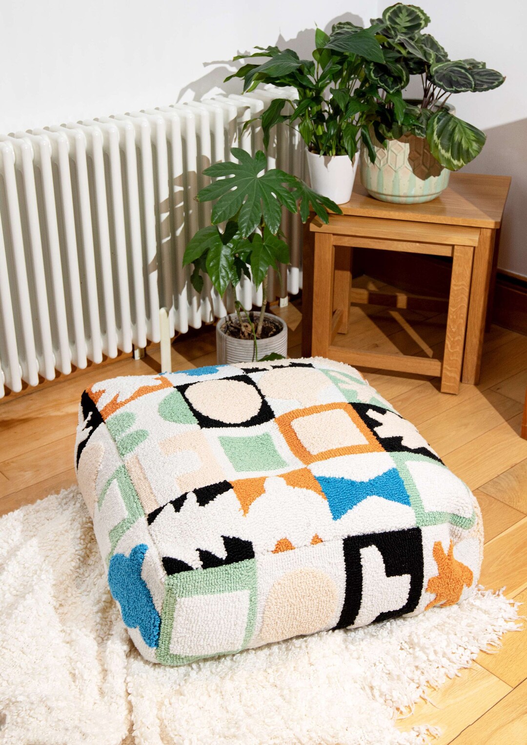 Large Noodle Pouffe / Floor Stool / Bean Bag / Ottoman - Etsy UK