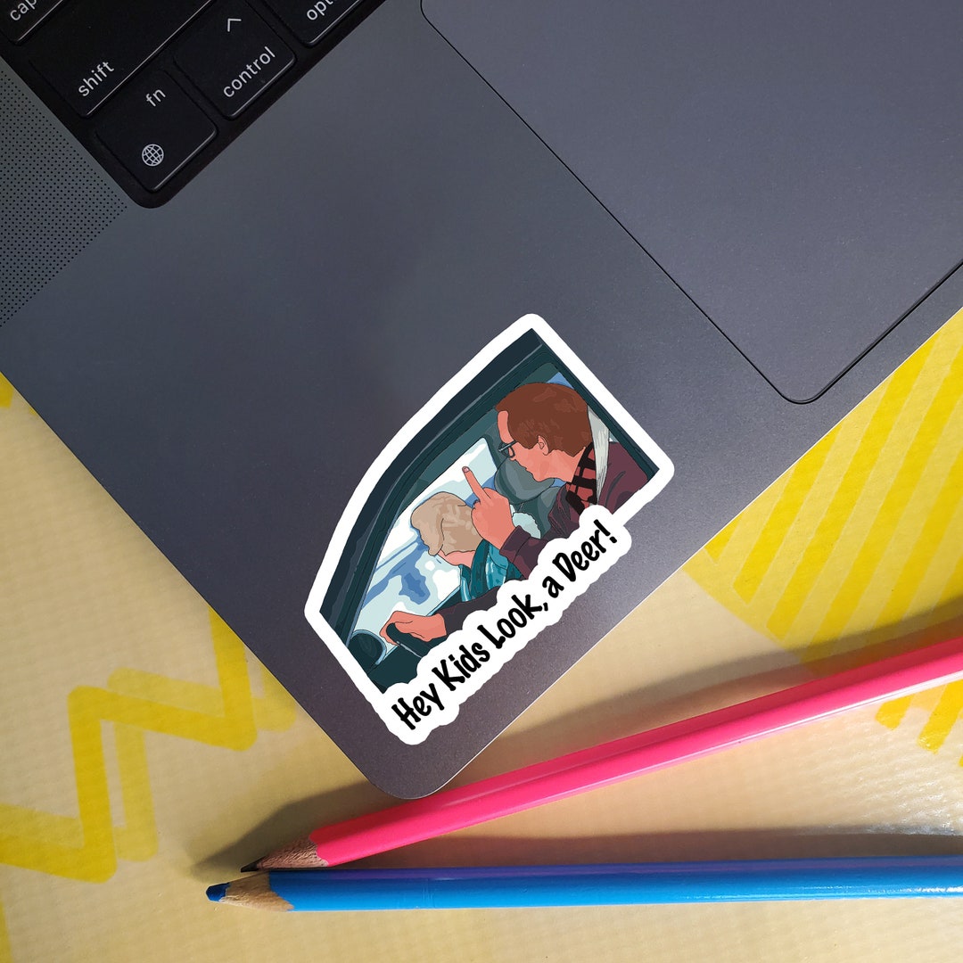 STICKER Hey Kids Look, a Deer Clark W. sparky Griswold Jr. National ...