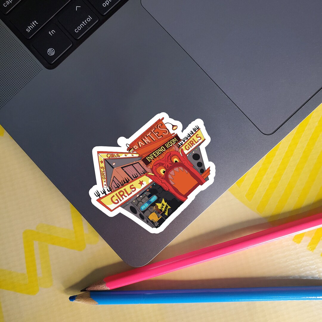 Dante's Inferno Room Beetlejuice Vinyl Sticker - Etsy