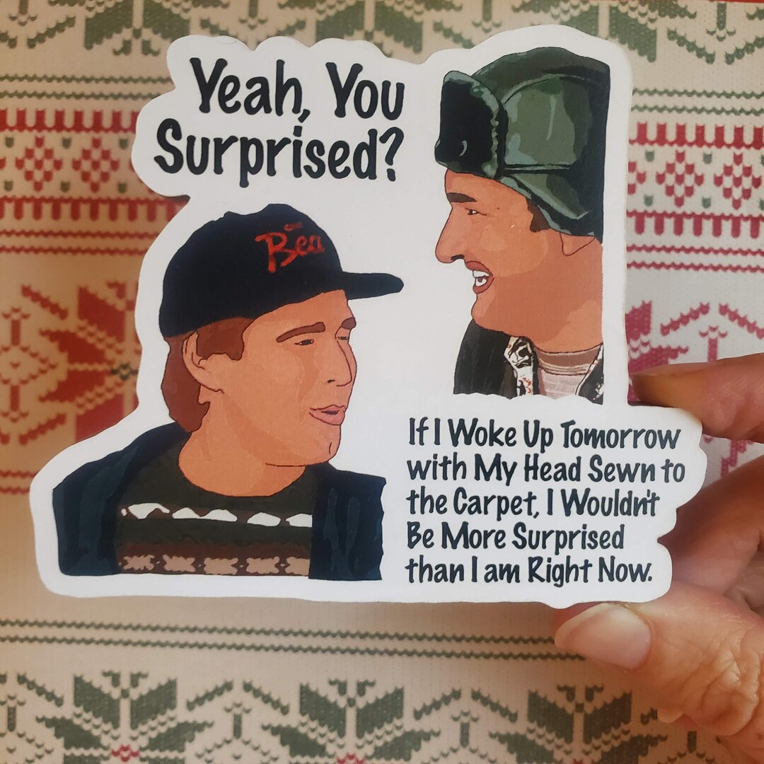You Surprised Head Sewn to the Carpet Magnet Clark Griswold - Etsy