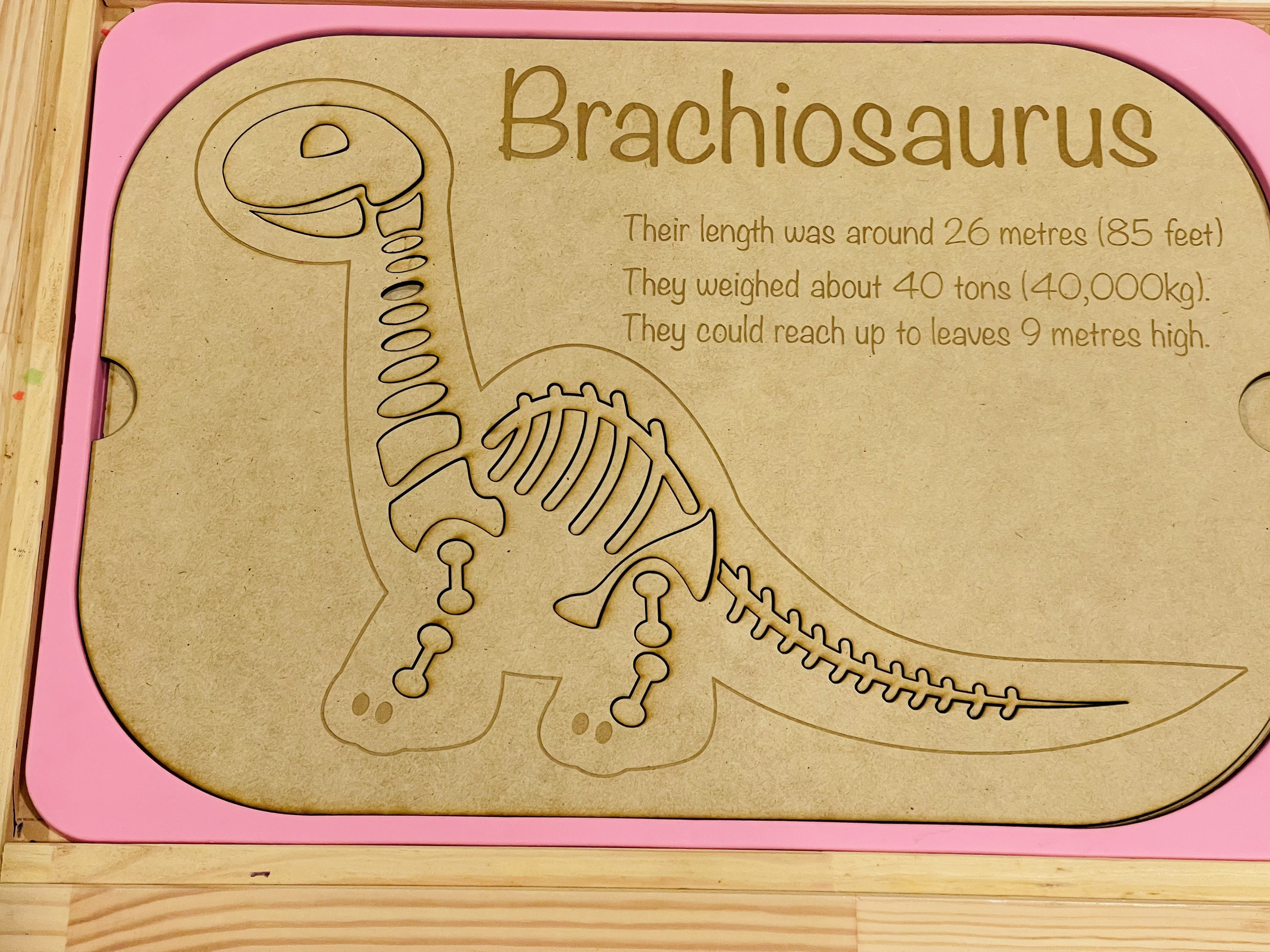 Flisat/trofast Inserts Dinosaurs Puzzle - Etsy