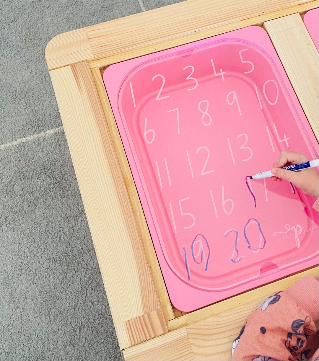 Flisat/trofast Inserts- Number Tracing - Etsy