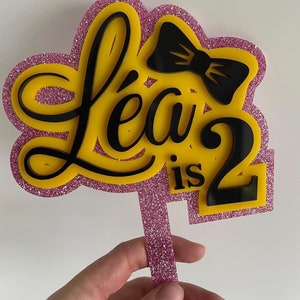 Emma Wiggle Inspired Cake Topper - Etsy