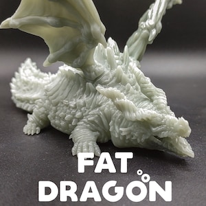 Themberchaud Fat Dragon - Chunky Red Dragon - Printed Obsession - D&D ...