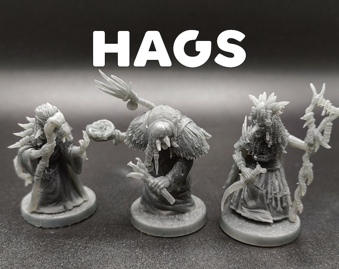 Swamp Hag / Swamp Witch 28mm Miniatures for Tabletop Gaming dnd, D&D ...