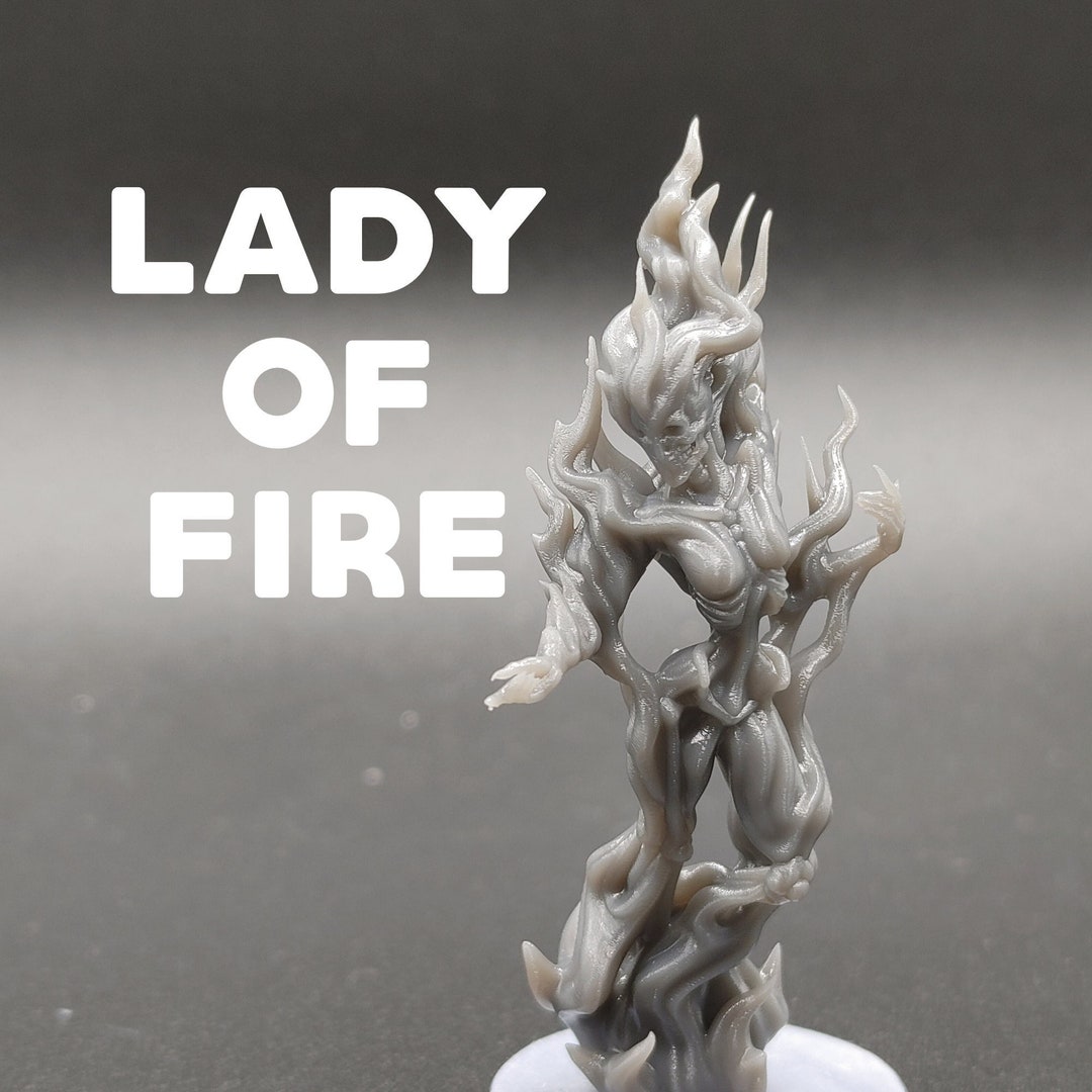 Lady of Fire - Fire Elemental - Printed Obsession - D&D Dungeons and ...
