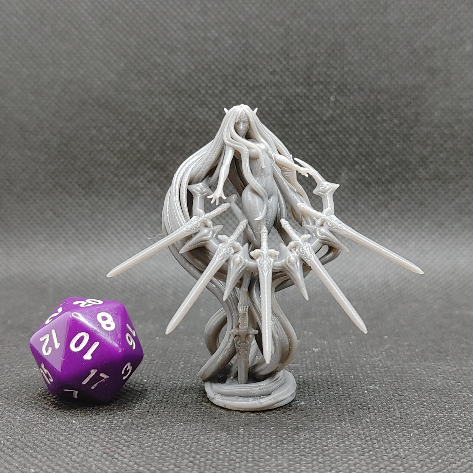 Nendra, Priestess of Eilistraee - Printed Obsession - Deity Fight Club ...