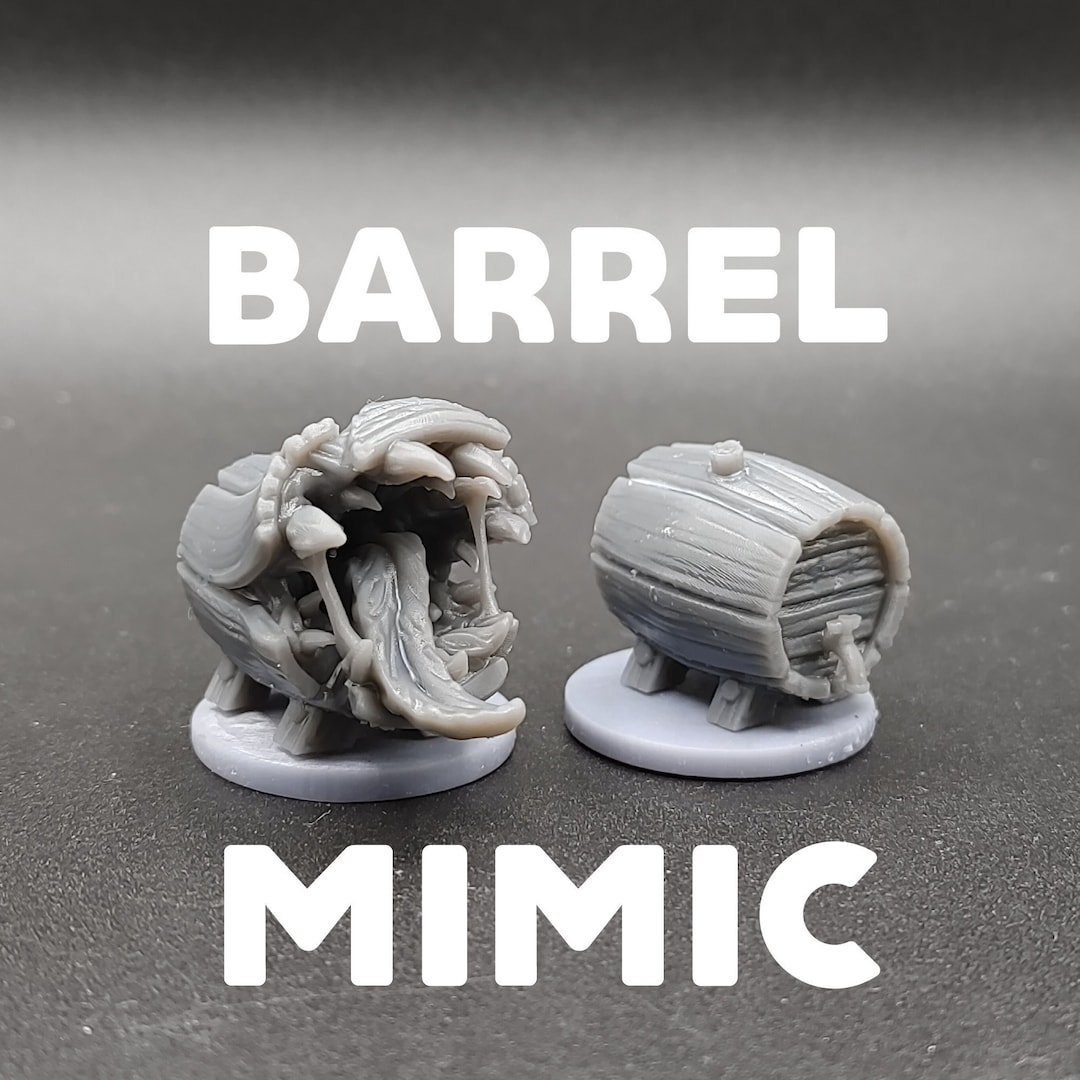 Barrel Mimic - Barrel Trap - Printed Obsession - D&D Dungeons and ...