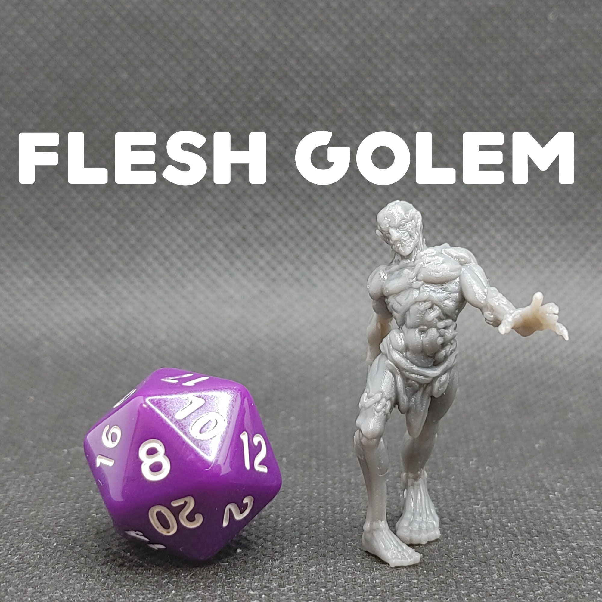Flesh Golem Printed Obsession Construct D&D Dungeons and | Etsy