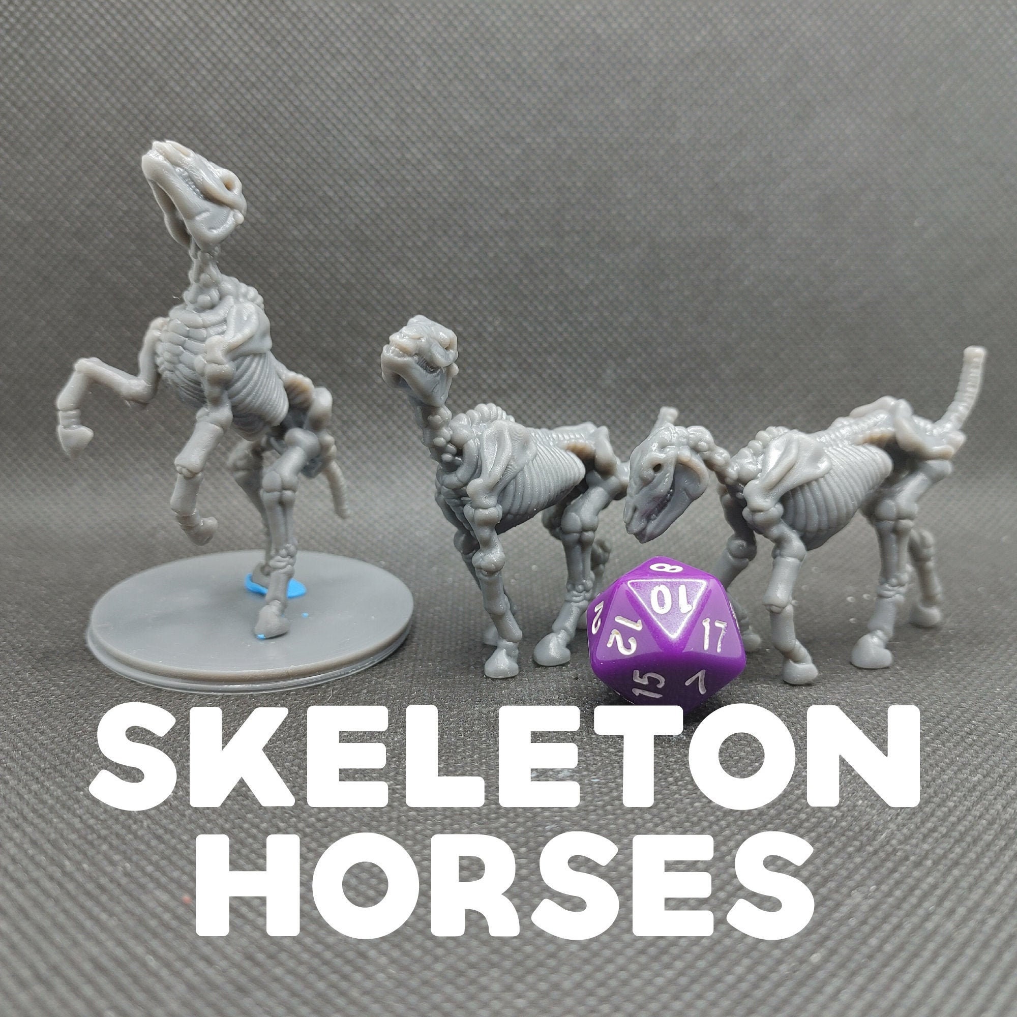 Skeleton Horses Brayan Nafarrate D&D Dungeons and Dragons | Etsy