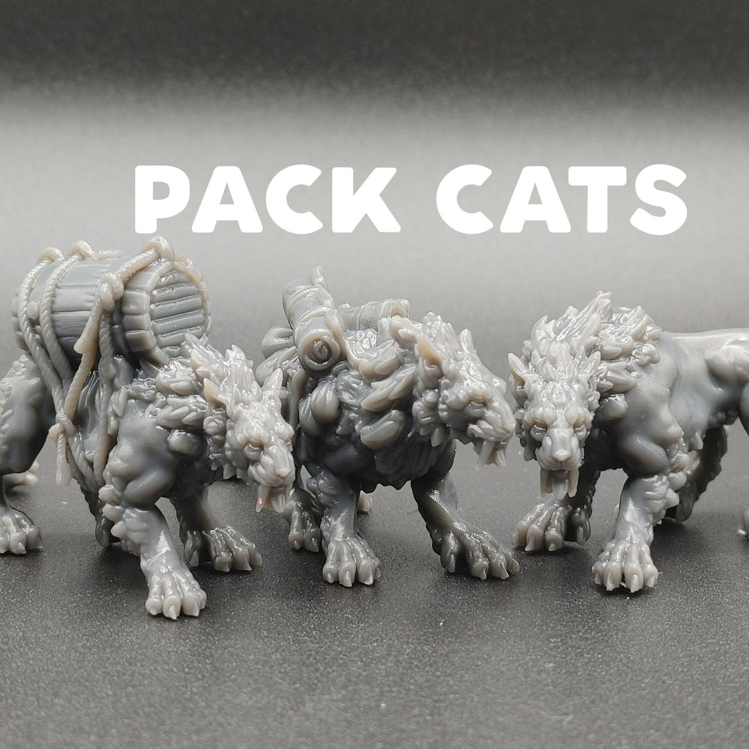 Pack Cats - Printed Obsession - Animal Companion - D&D Dungeons and ...