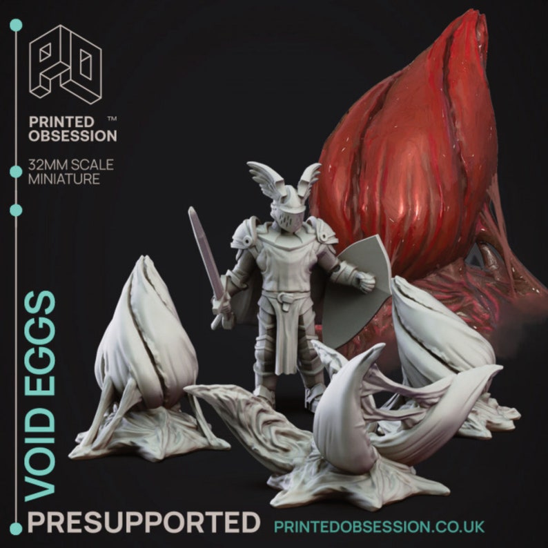 Void Eggs - Alien Bulb Plant Fungi Trap - Printed Obsession - Creatures ...