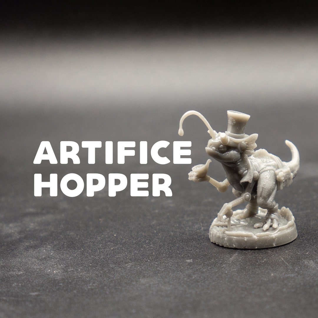 Artifice Hopper - Steampunk Inventor Lizard - Dragon Trapper's Lodge ...