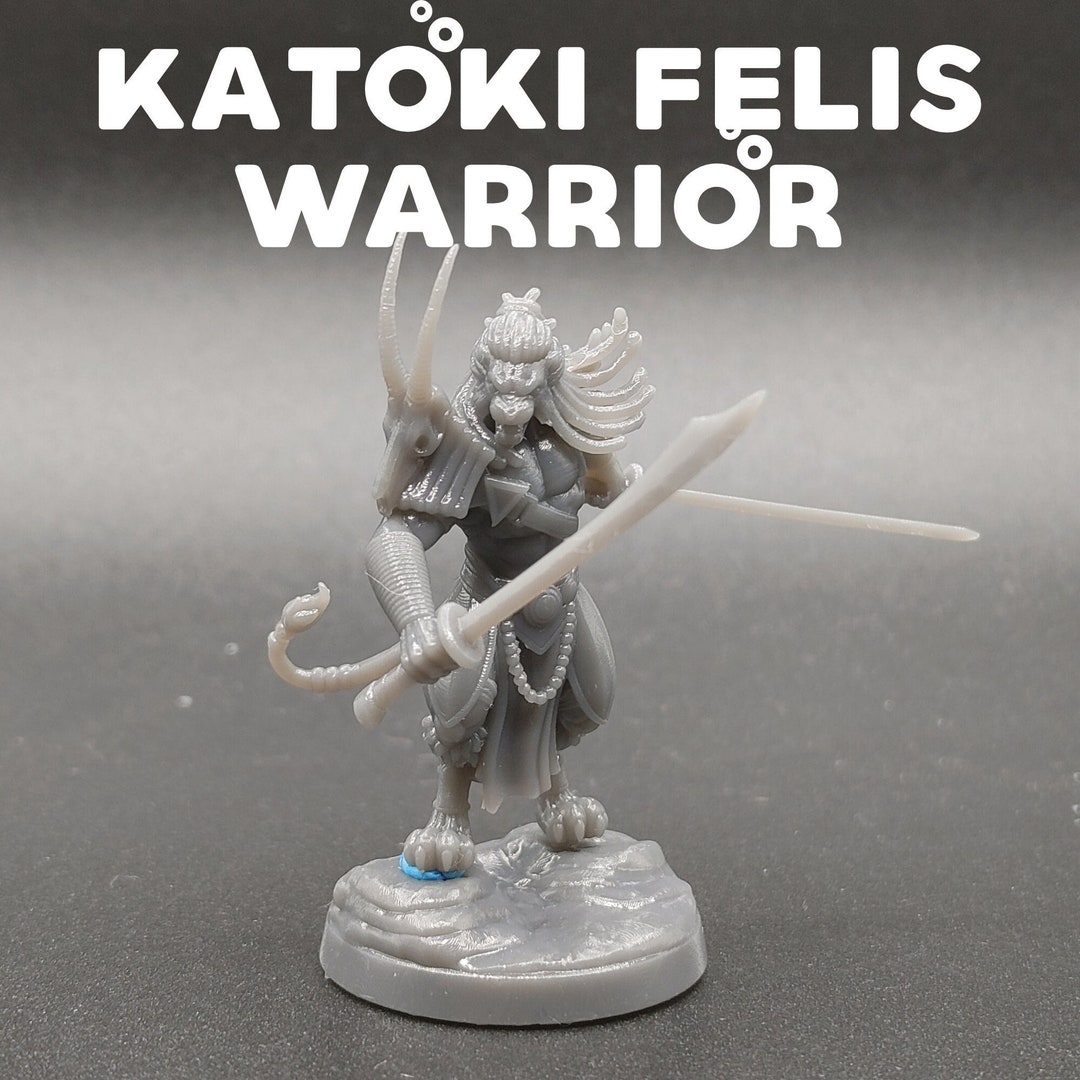 Katoki Felis Warrior - Leonin/catfolk - Dragon Trapper's Lodge - D&D ...