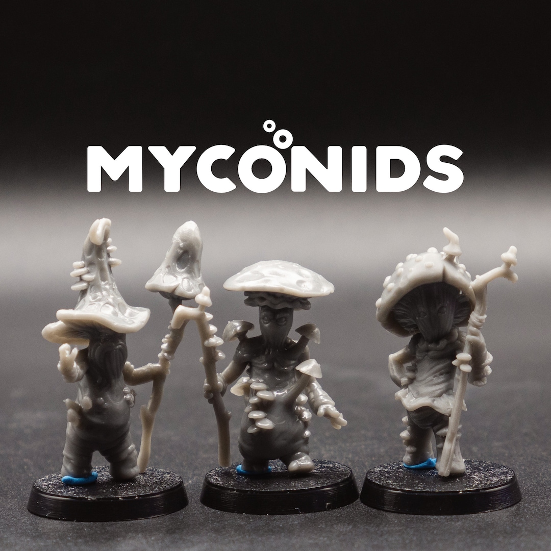 Myconids - Mushroom People - Underdark Fungus Troop - Galaad Miniatures ...