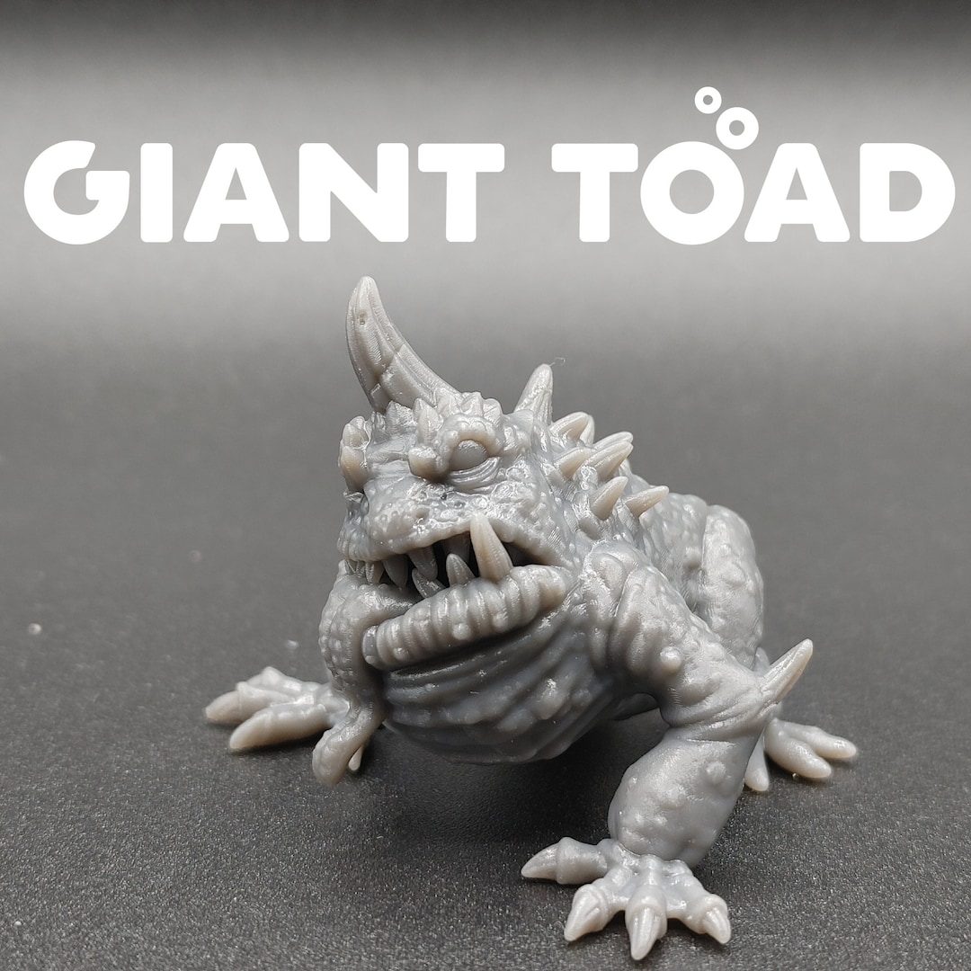 Giant Toad Galaad Miniatures D&D Dungeons and Dragons / Pathfinder ...