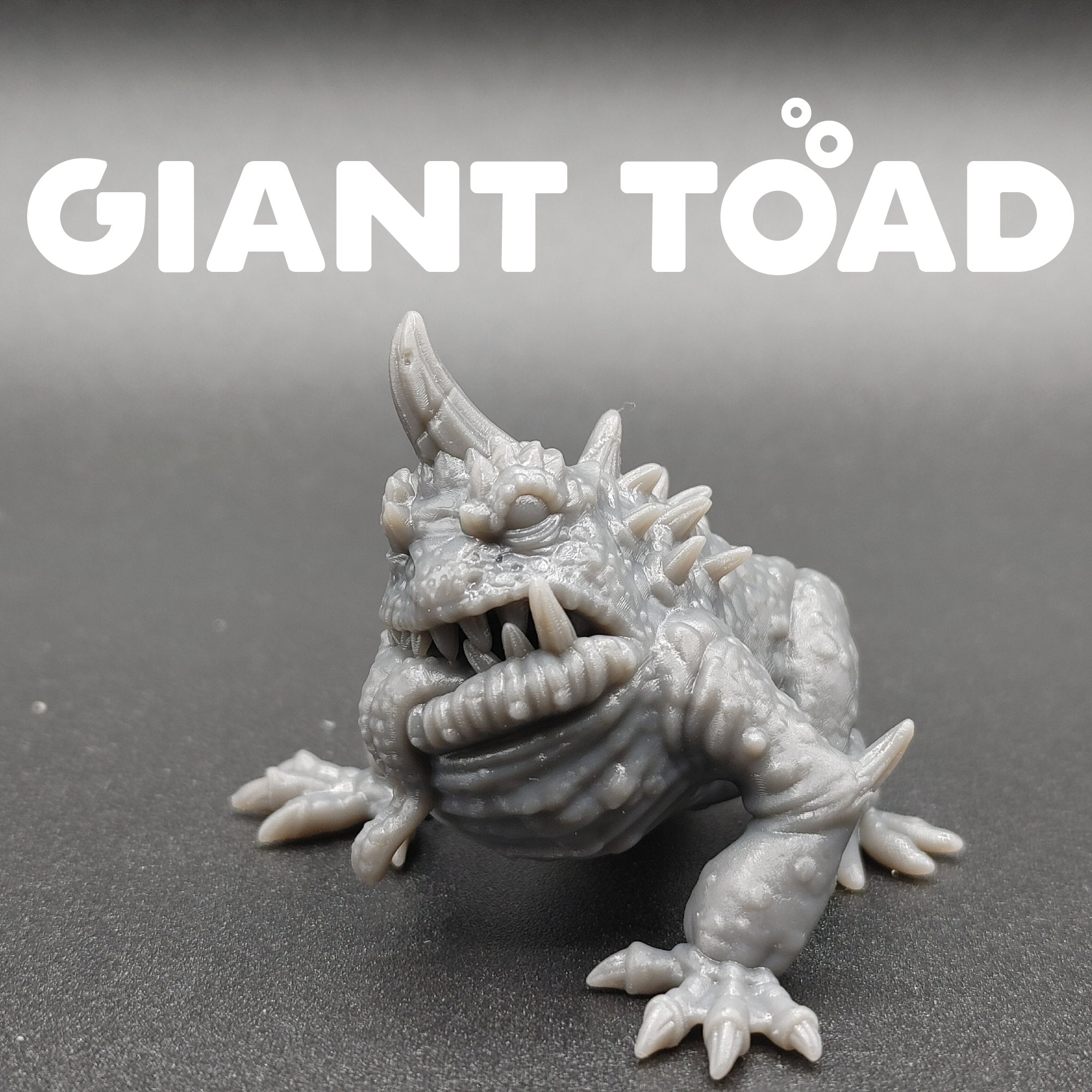 Giant Toad Galaad Miniatures D&D Dungeons and Dragons / | Etsy