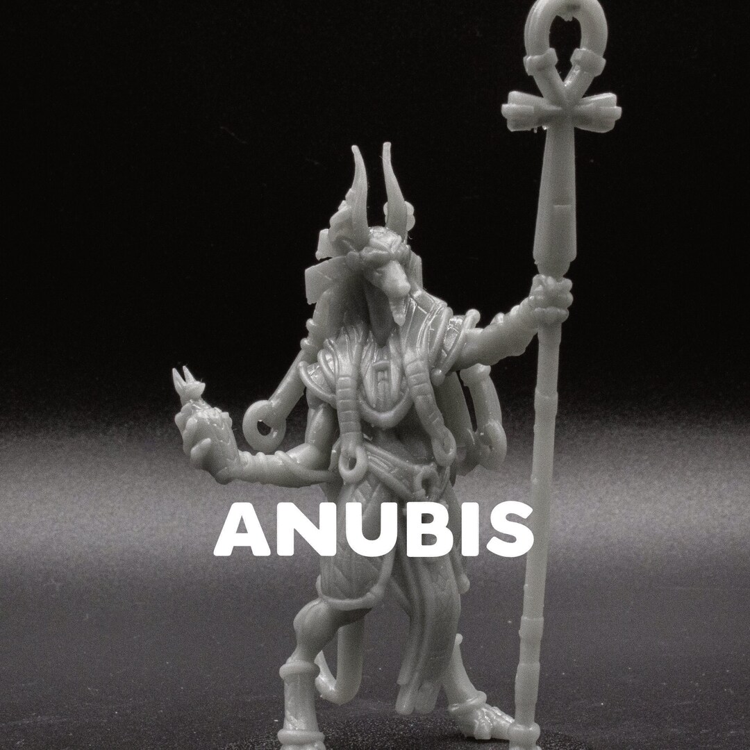 Anubis - Egyptian Jackal Headed Death God - Printed Obsession - D&D ...