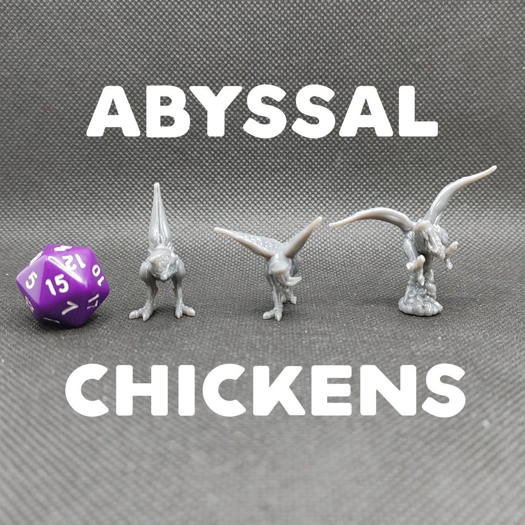 Abyssal Chicken - Printed Obsession - Halloween 2020 - D&D Dungeons and ...
