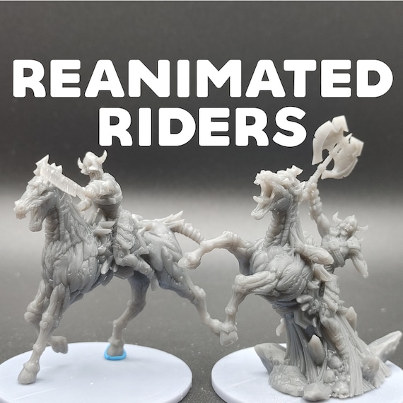 Reanimated Riders Undead Cavalry Castnplay D&D Dungeons - Etsy