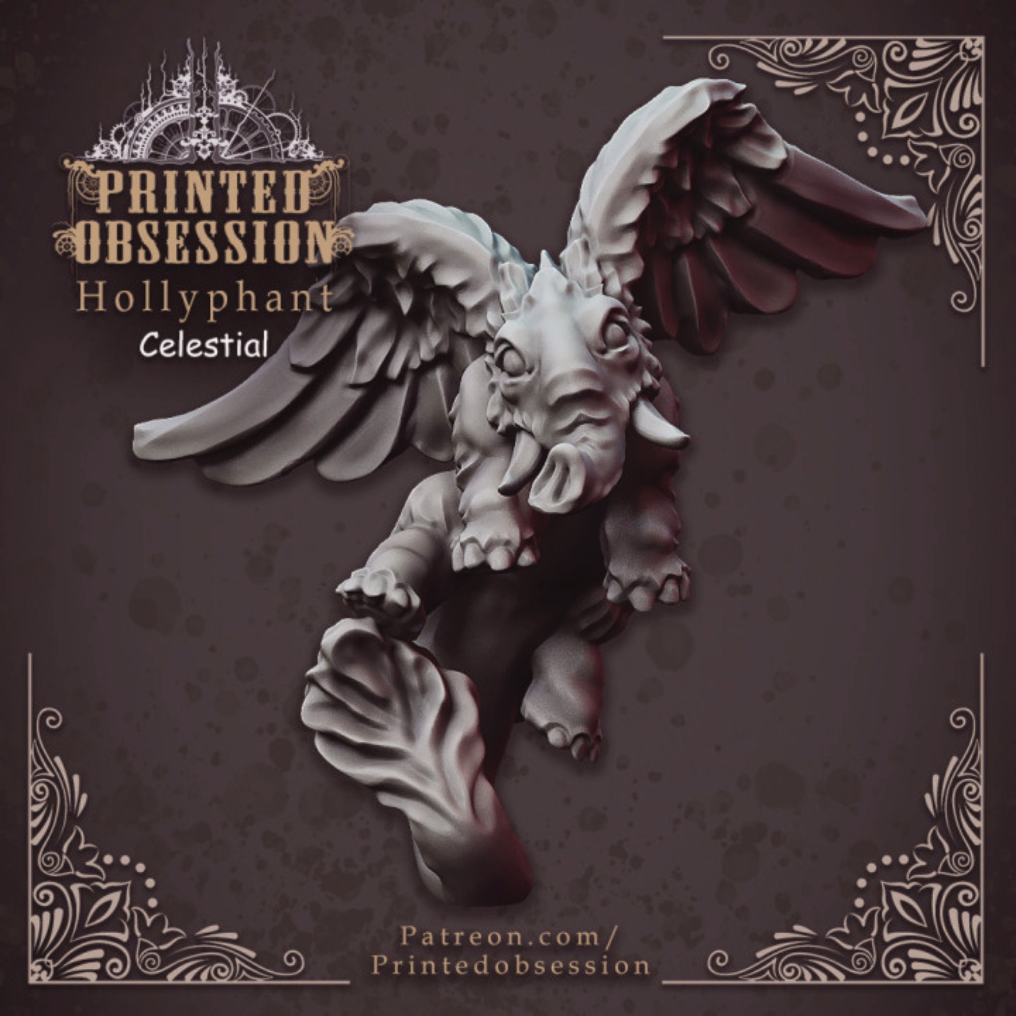 Hollyphant Printed Obsession D&D Dungeons and Dragons / - Etsy