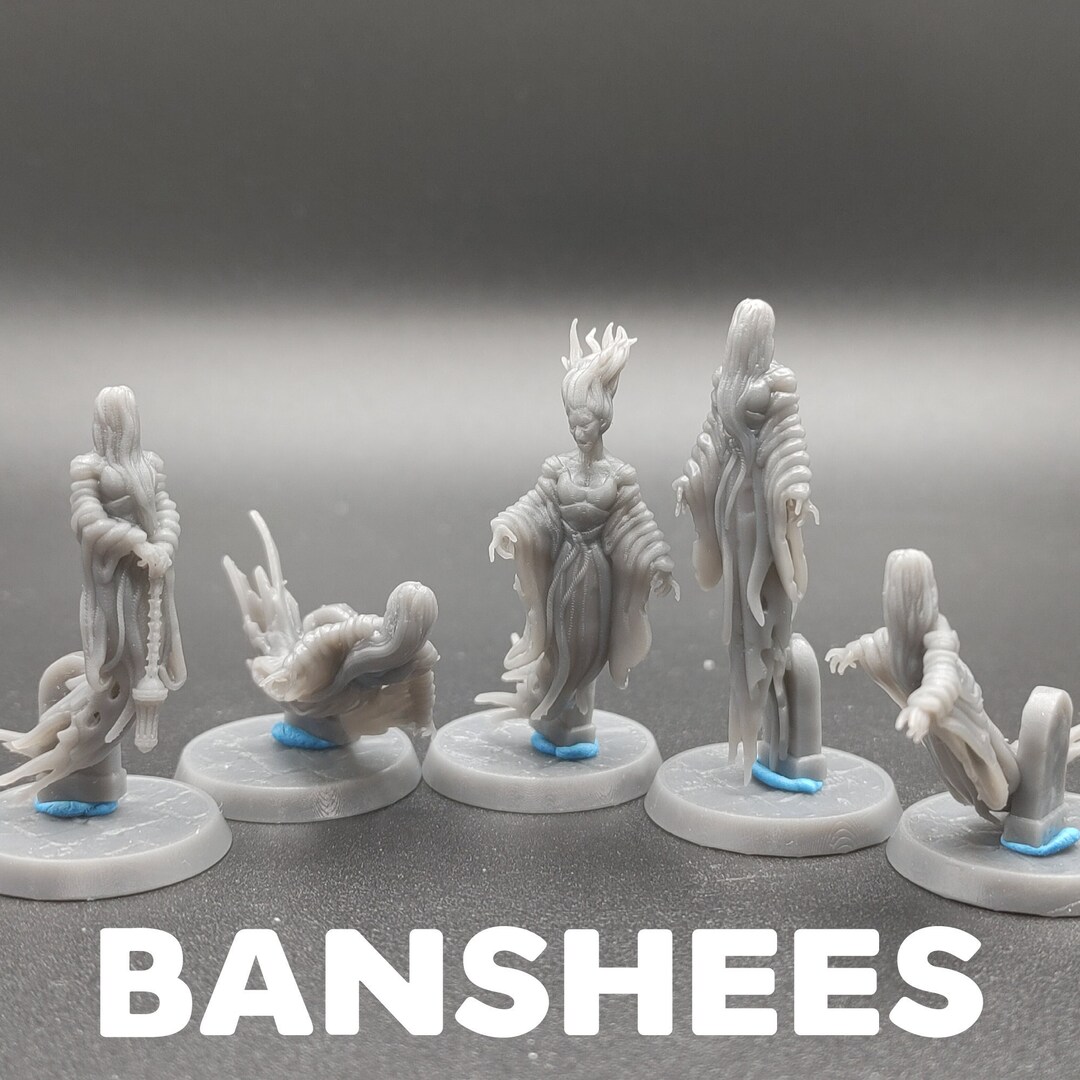 Banshees - Wailing Ghosts - Monolith Arts - Lost Souls - D&D Dungeons ...