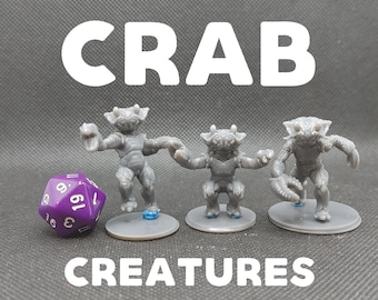 Dire Crab Minis Beasts and Badies Hero's Hoard DND - Etsy