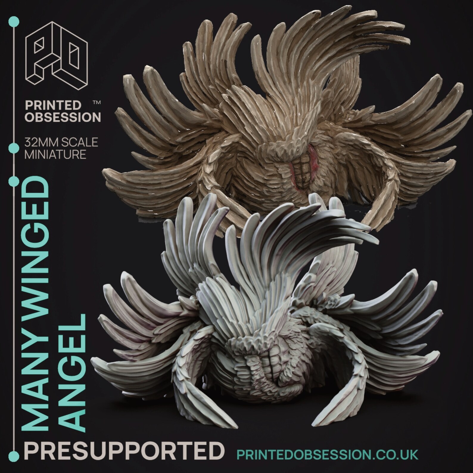 SCP-469 Many Winged Angel Printed Obsession D&D Dungeons - Etsy