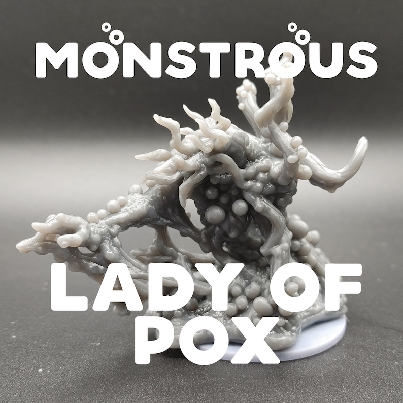 Monstrous Lady of Pox Printed Obsession D&D Dungeons and | Etsy