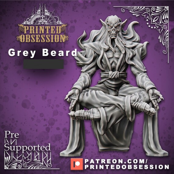 Male Githyanki Void Surfer Printed Obsession Gith Void Pirates D&D ...