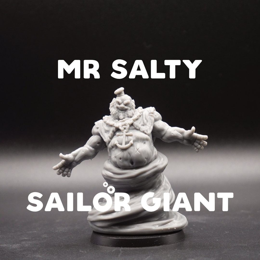 Mr Salty - Giant Ghost - Ghast Busters - Sailor Giant - Printed ...