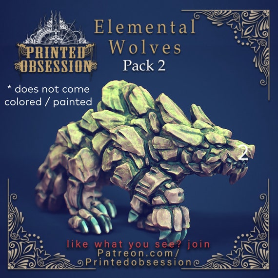Elemental Wolves Earth