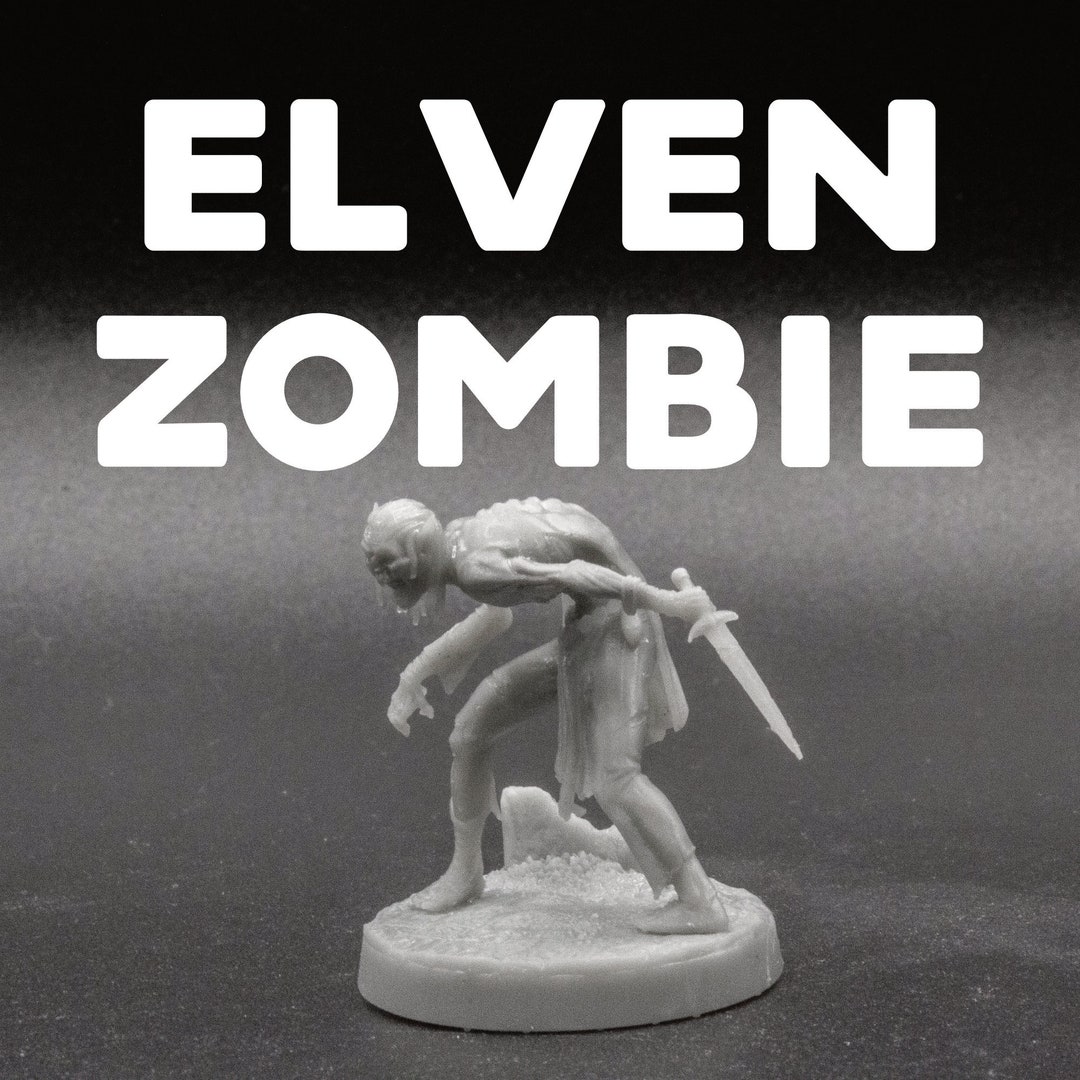 Elven Zombie - Undead Elf Fey Ghoul - Dragon Trapper's Lodge - D&D ...