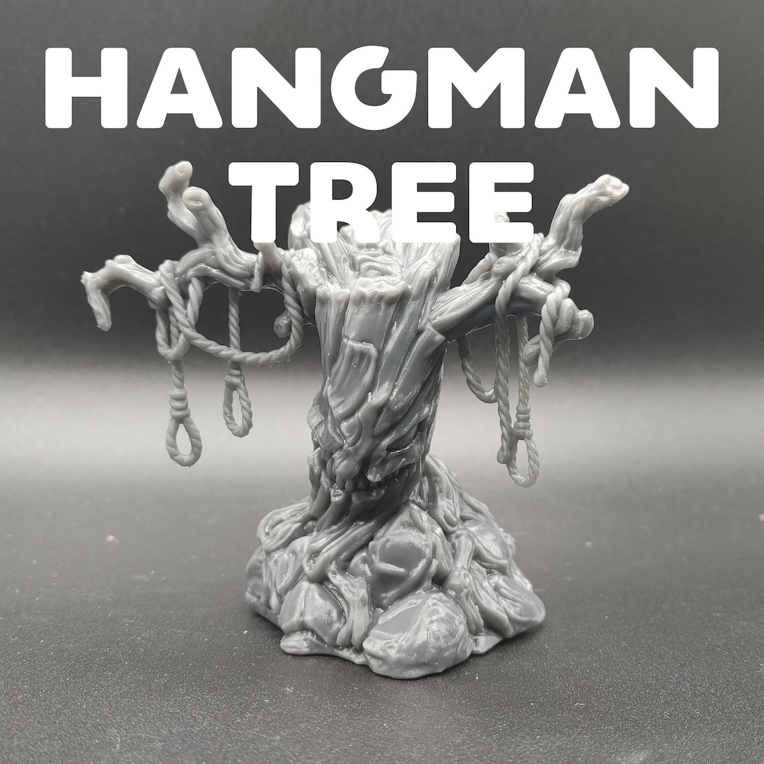 Hangman Tree Printed Obsession D&D Dungeons and Dragons / Pathfinder ...