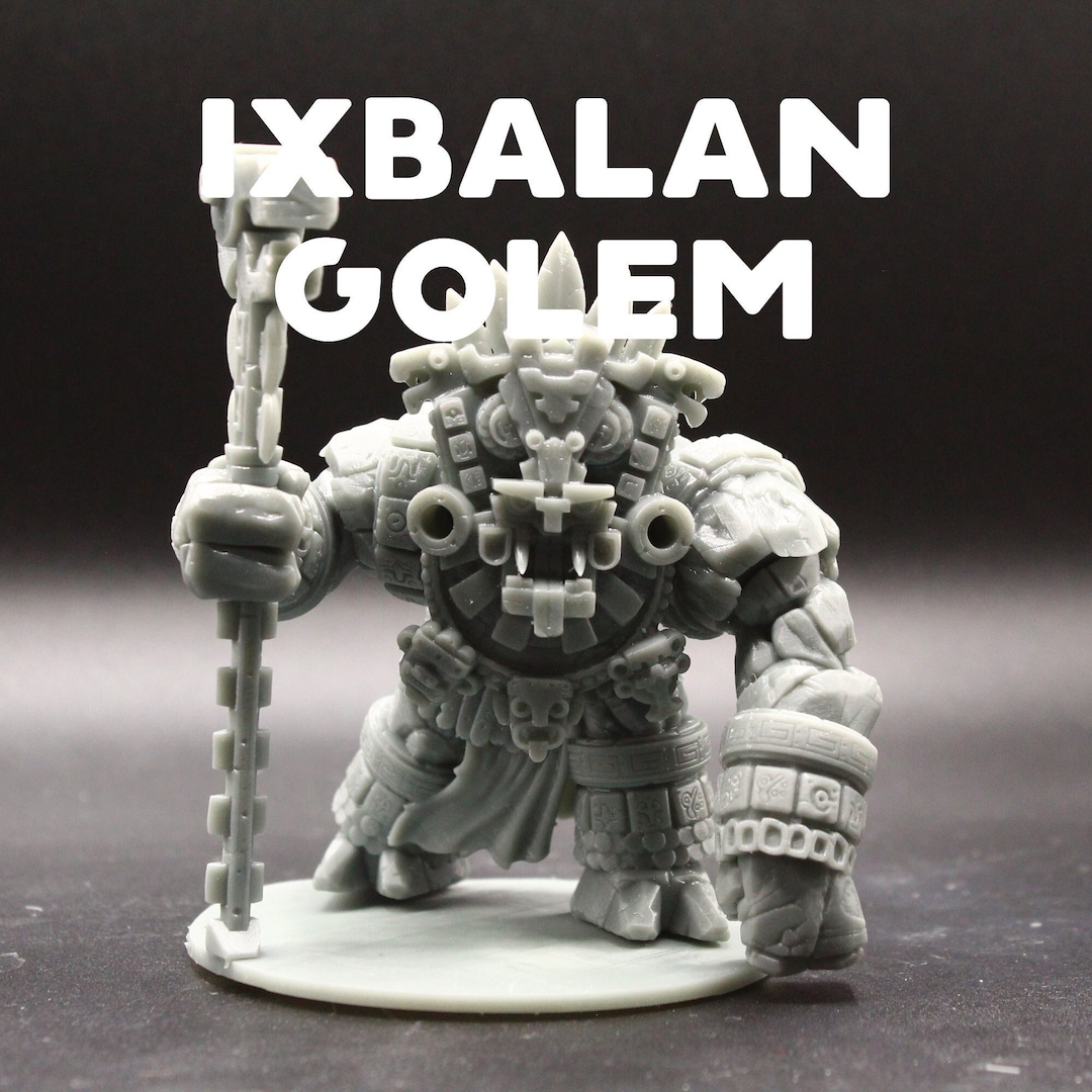 Ixbalan Golem - Aztec Construct - Castnplay - D&D Dungeons and Dragons ...
